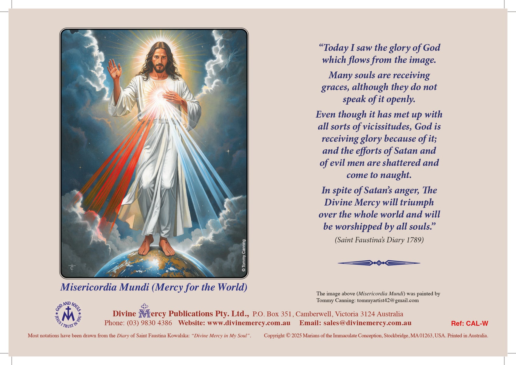 2026 Divine Mercy Wall Calendar - Divine Mercy Publications Pty. Ltd.