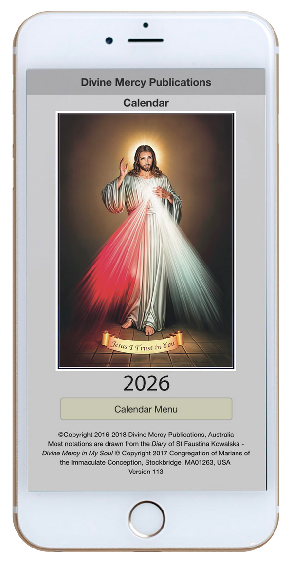 2026 Divine Mercy Calendar App - Divine Mercy Publications Pty. Ltd.