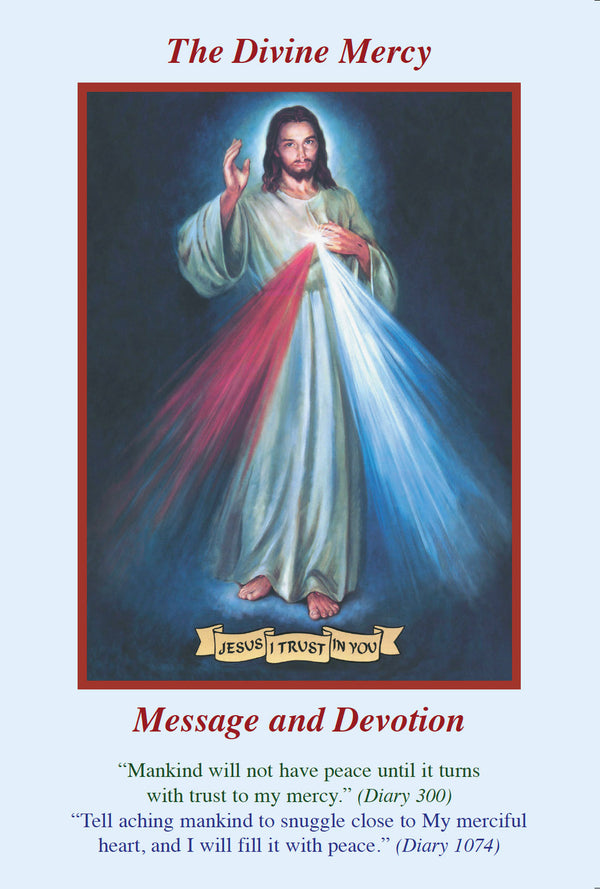 Leaflet: The Divine Mercy Message and Devotion (Laminated) - Divine ...