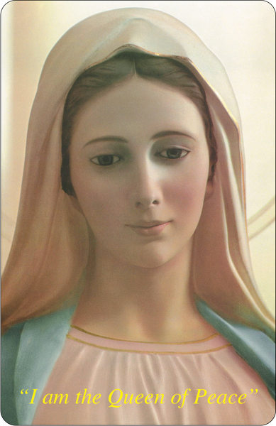 Our Lady of Medjugorje Wallet Prayer Card - Divine Mercy Publications ...