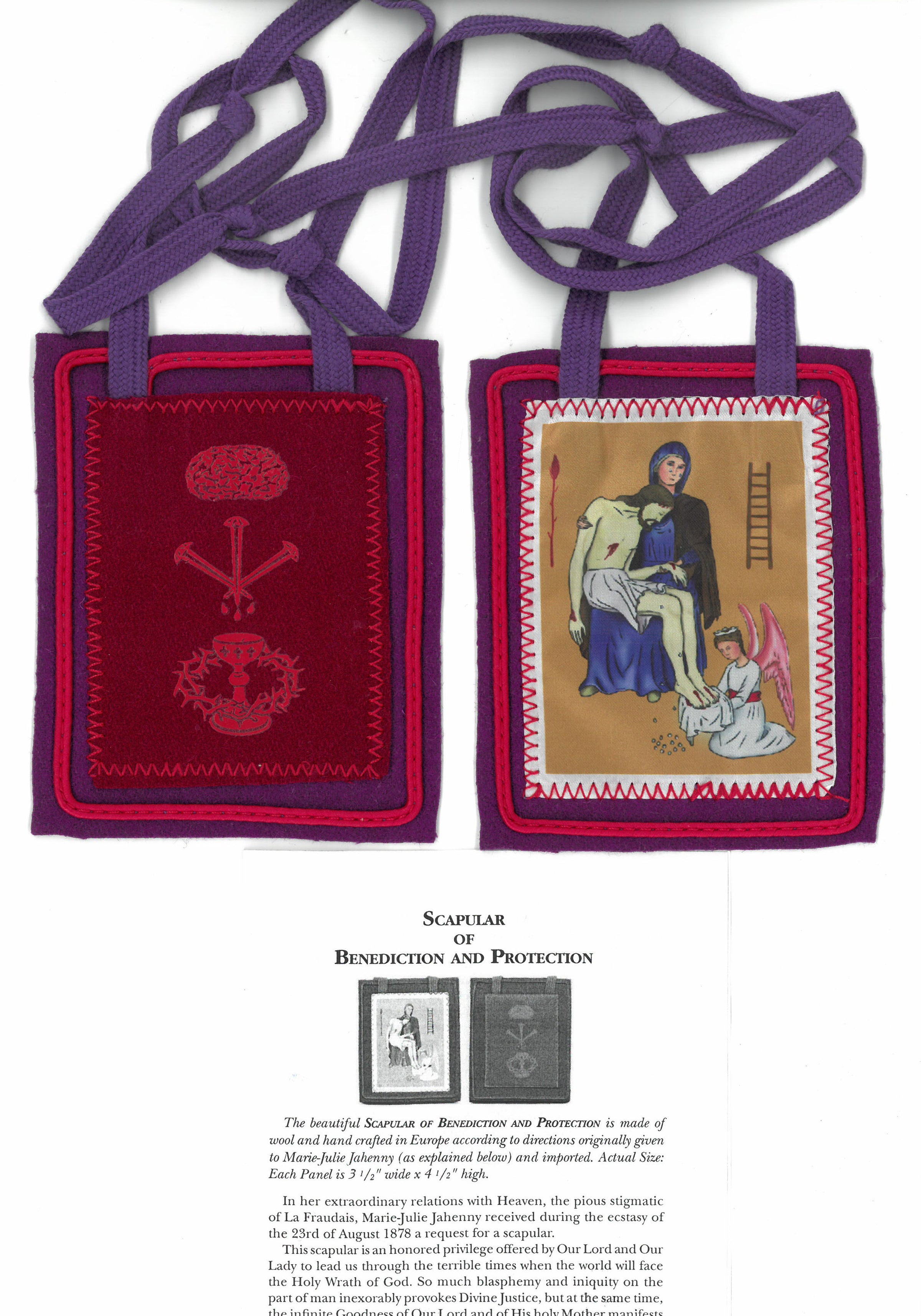 Purple Scapular - Divine Mercy Publications Pty. Ltd.