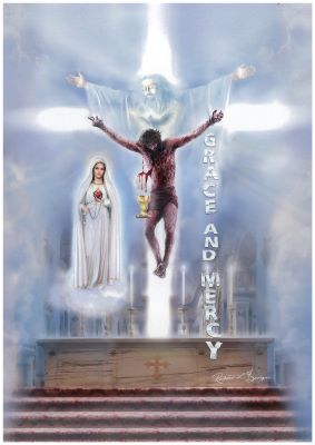 Vision of the Holy Trinity at Fatima by RL George - Divine Mercy ...