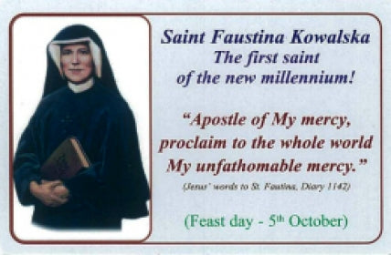 Saint Faustina Wallet Card - Divine Mercy Publications Pty. Ltd.