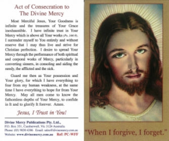 When I Forgive, I Forget - Divine Mercy Publications Pty. Ltd.