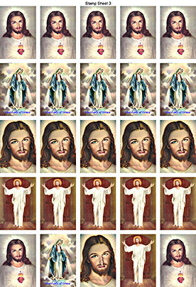 Sticker Stamp Sheet 3 - Divine Mercy Publications Pty. Ltd.