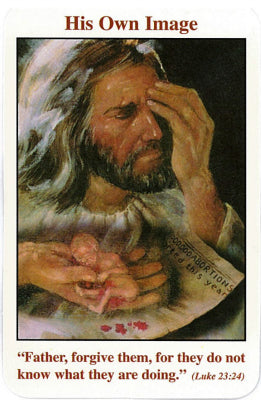 His Own Image Pro-Life Prayer Card - Divine Mercy Publications Pty. Ltd.
