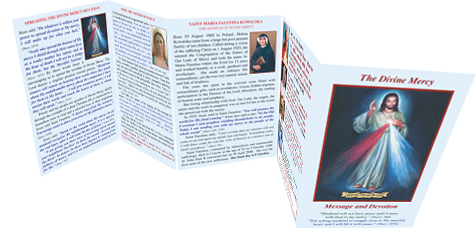 Leaflet: The Divine Mercy Message and Devotion Leaflet (LAMINATED) - Divine Mercy Publications ...
